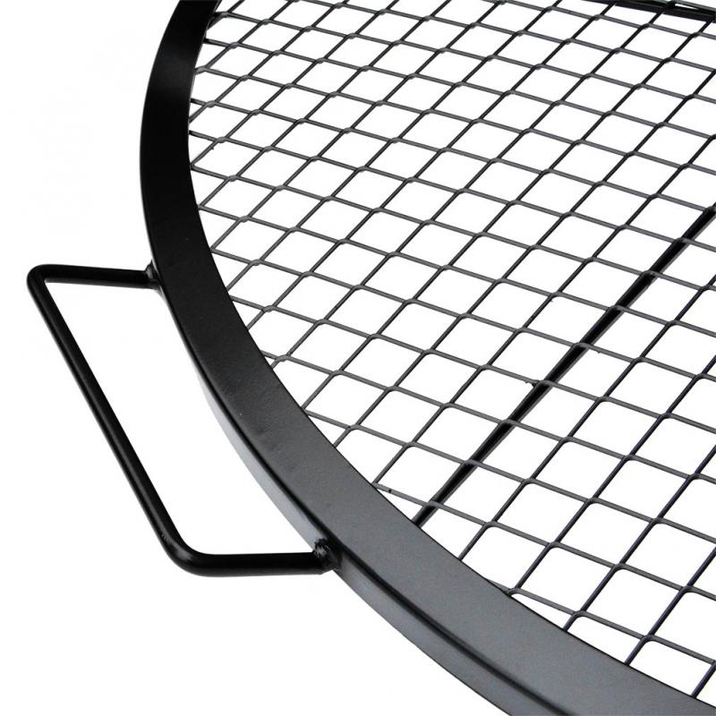 Stanbroil Heavy Duty X Marks Round Fire Pit Cooking Grate Grill With Stanbroil Heavy Duty X Marks Round Fire Pit Cooking Grate Grill With